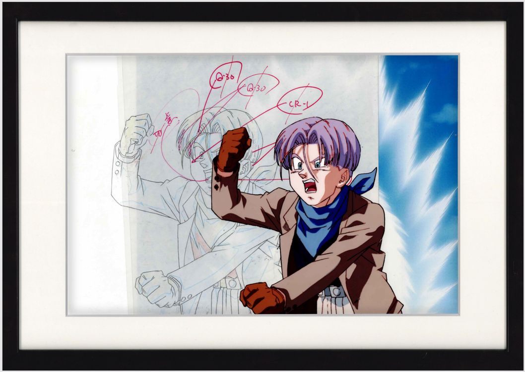 Dragon Ball GT Original Cel and Drawing (Trunks) – Japanime Art Gallery